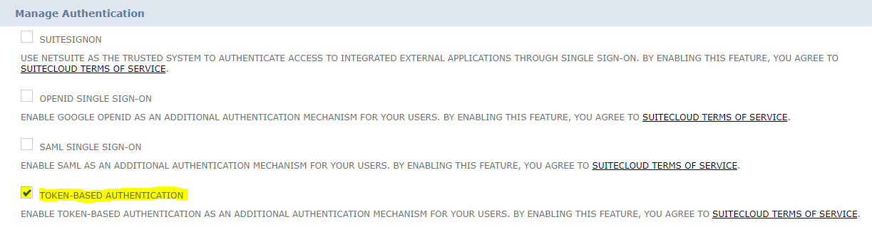 NetSuite Token-Based Authentication Guide